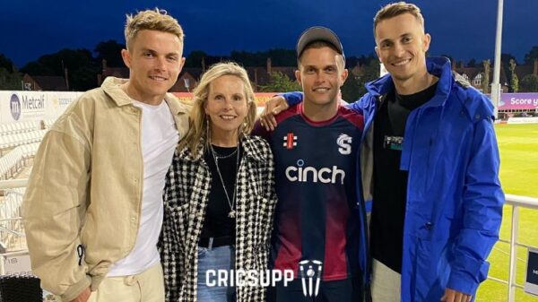 Sam Curran Family- Parents, (Father, Mother), Siblings - Cricsupp